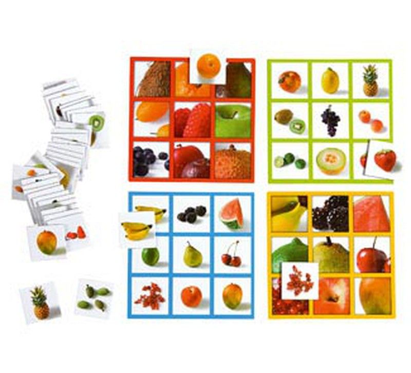 Bingo fotos frutas — La Tienda De La Familia
