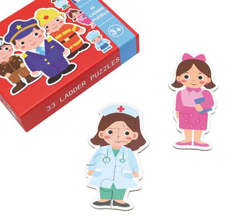 Puzzles progresivo las profesiones — La Tienda De La Familia